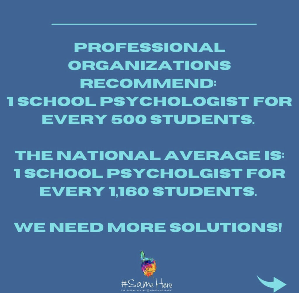 12/13/2022 We Need To Increase The Number of Psychologists in Schools | Same Here Global